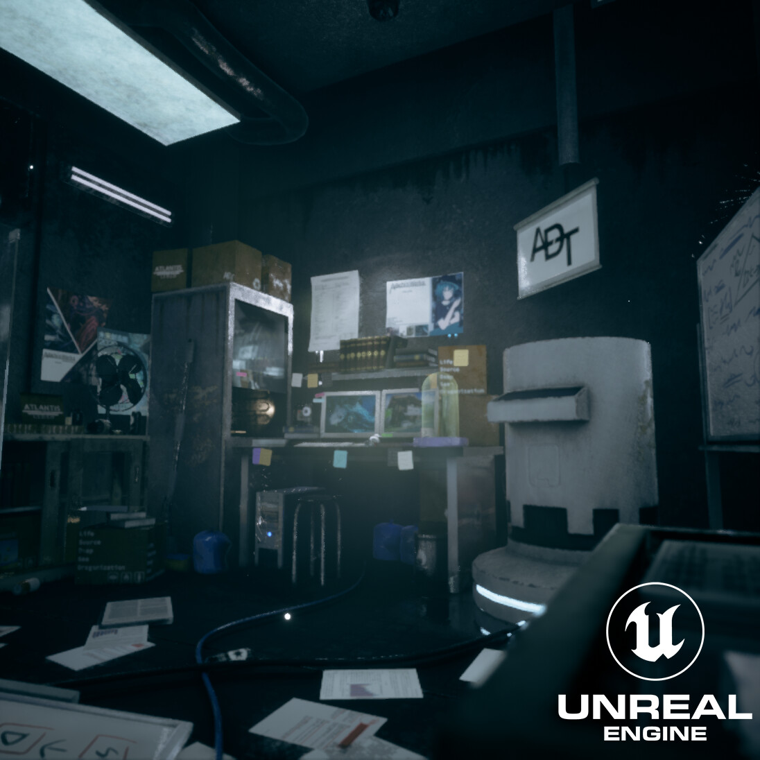 ArtStation - -Abandoned Laboratory-