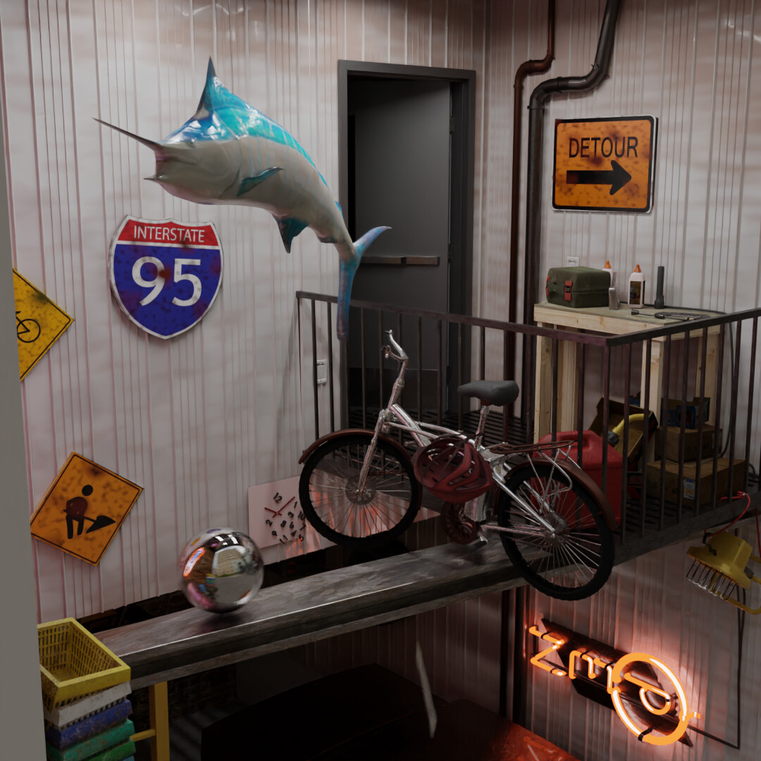 ArtStation - Dynamic Machines - Garage Style