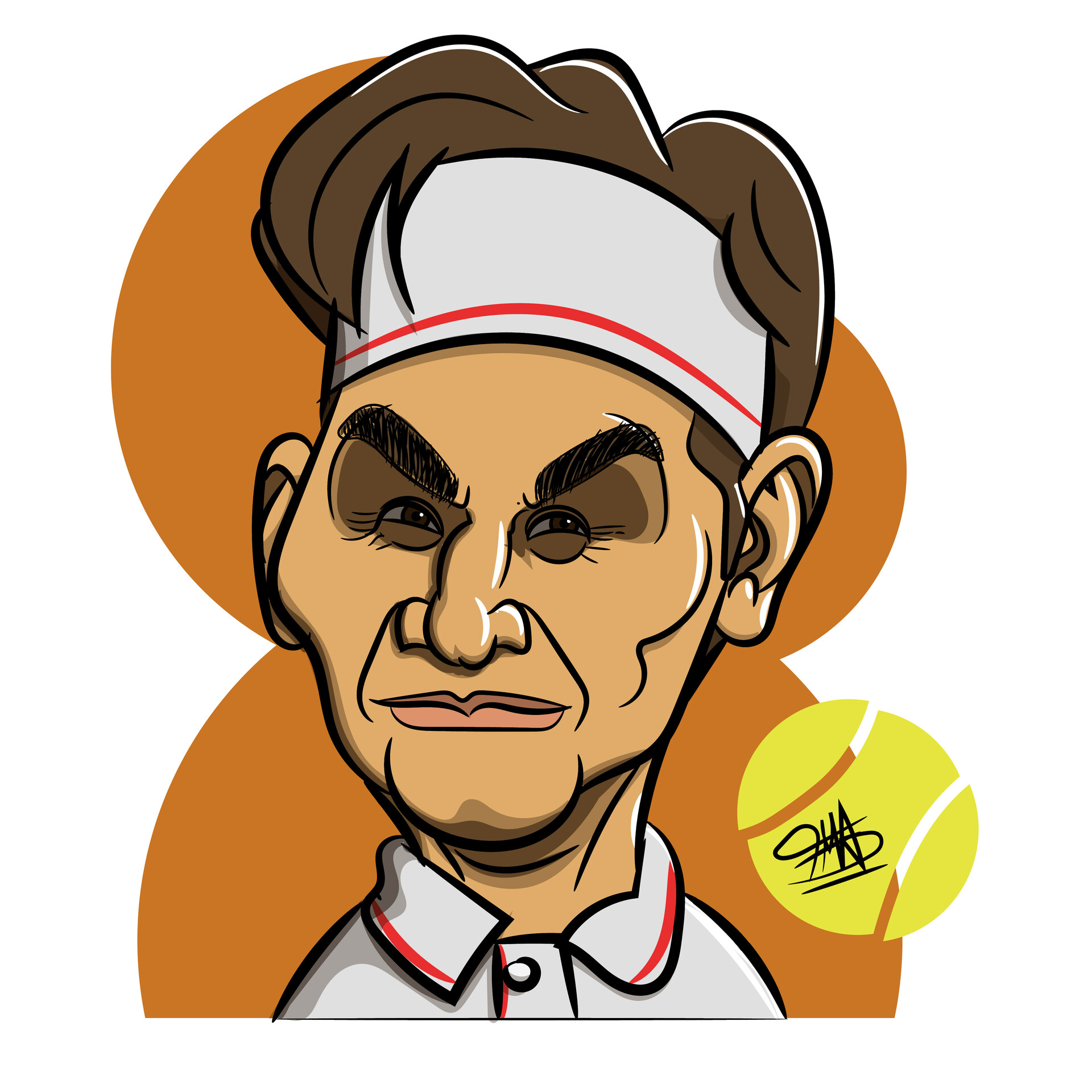 ArtStation - Roger Federer