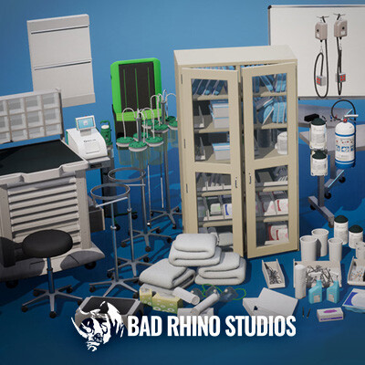 ArtStation - Medical Props Mega Pack