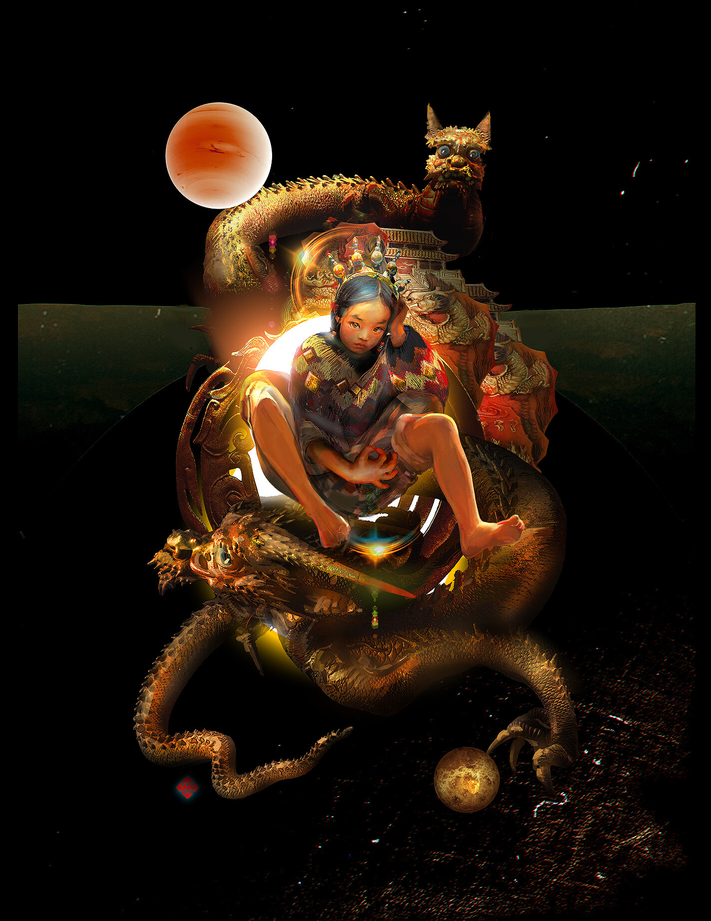 ArtStation - Dharma protector