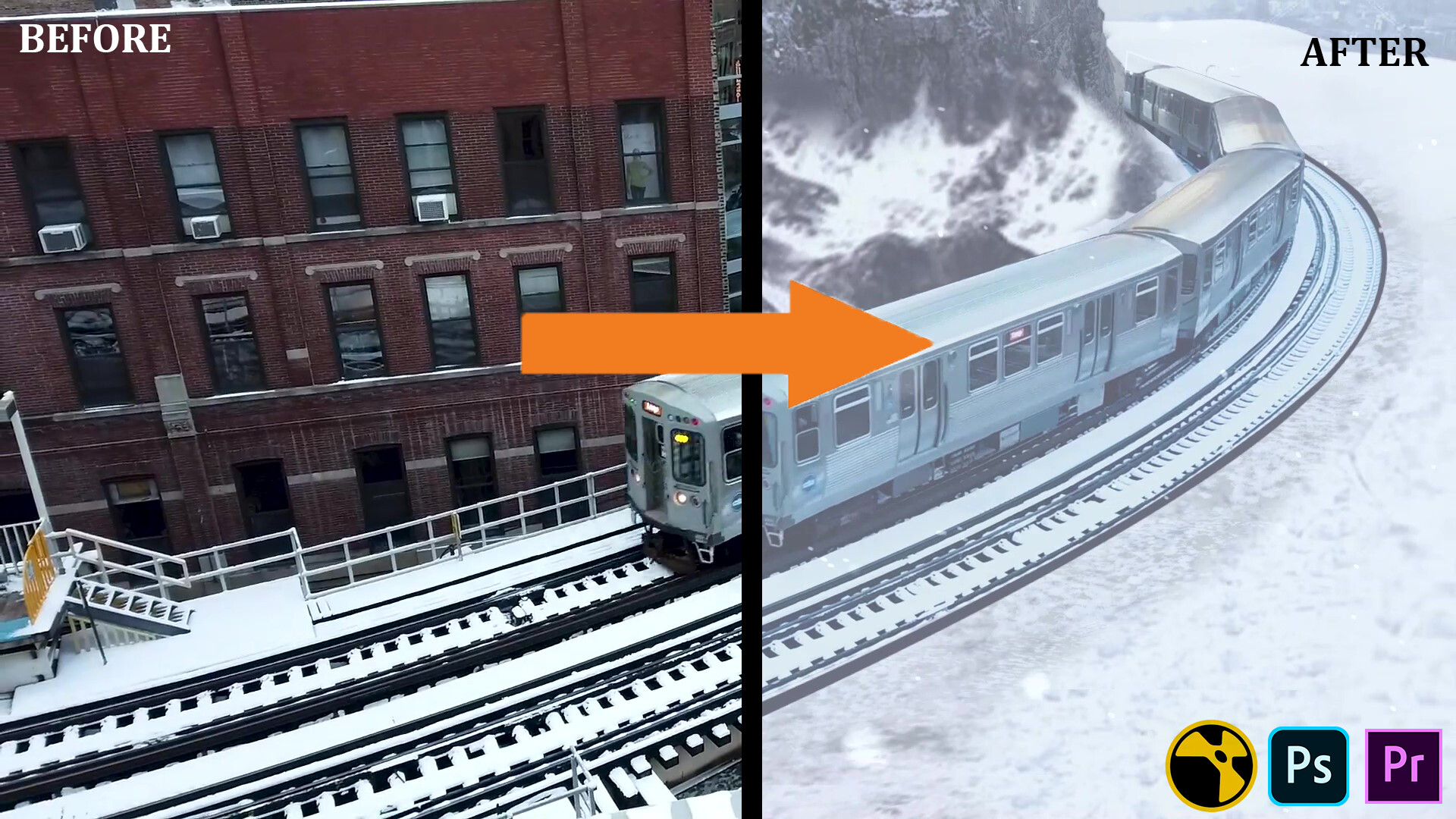 ArtStation - DIGITAL MATTE PAINTING & SET EXTENSION || BREAKDOWN || VFX