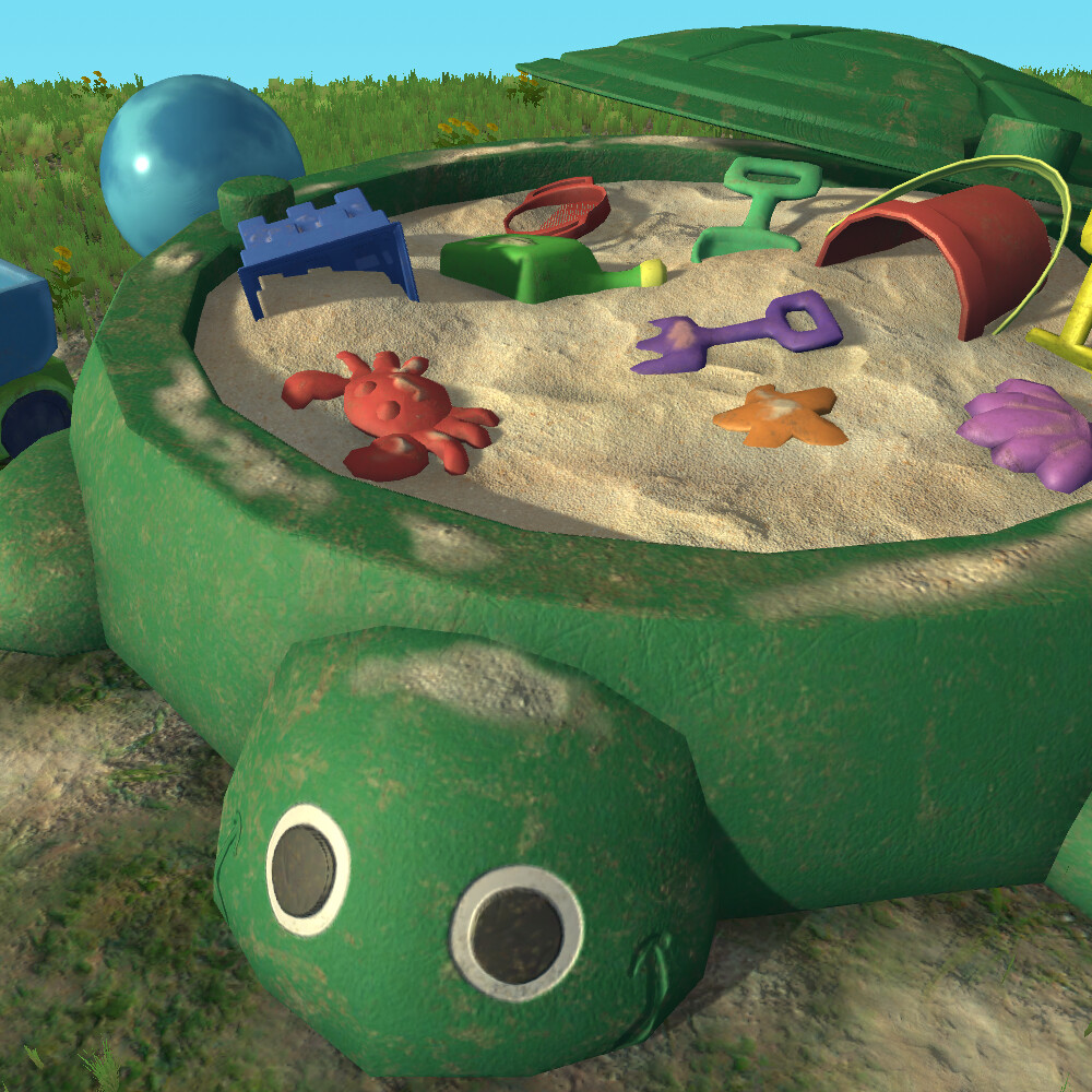 ArtStation - Backyard Sandbox