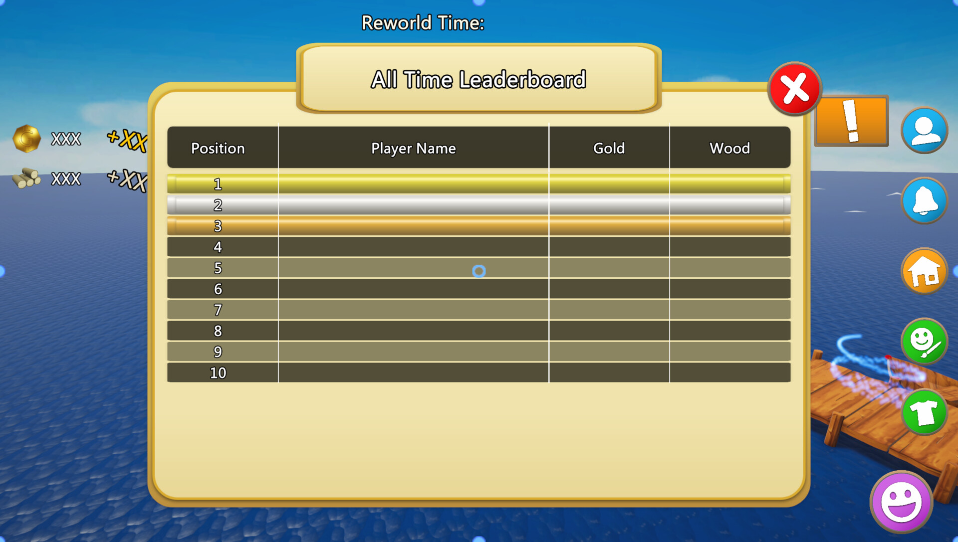 ArtStation - Island Hub UI Design
