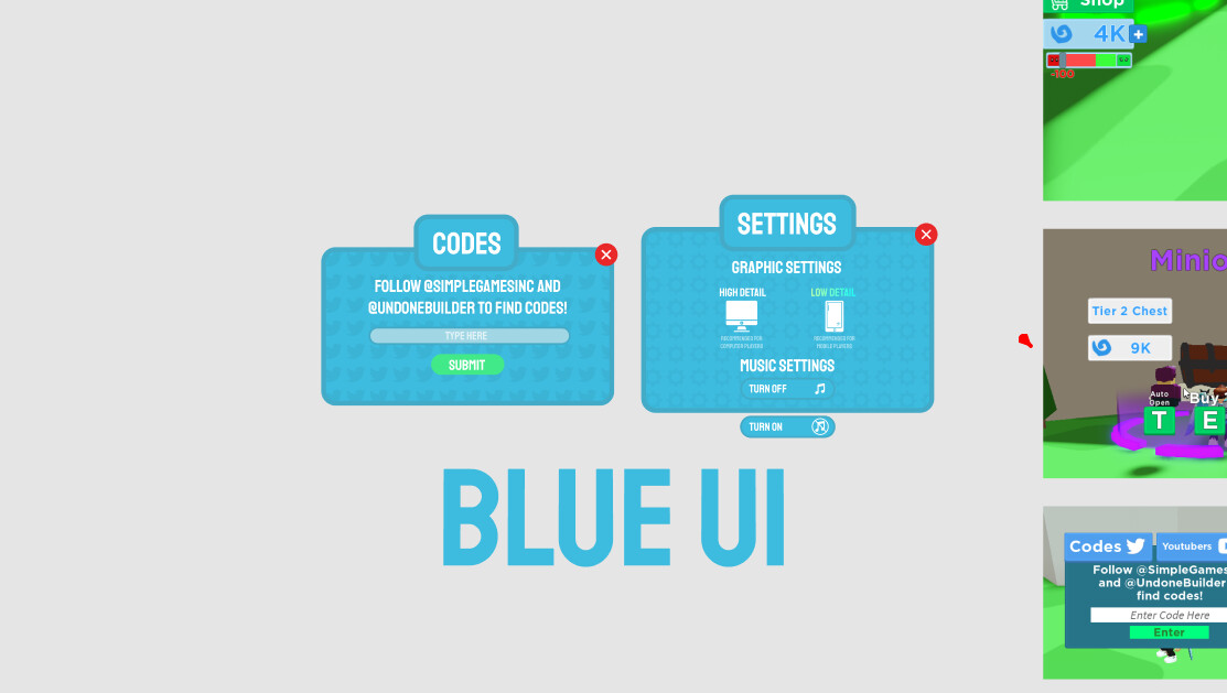 ArtStation - Blue UI