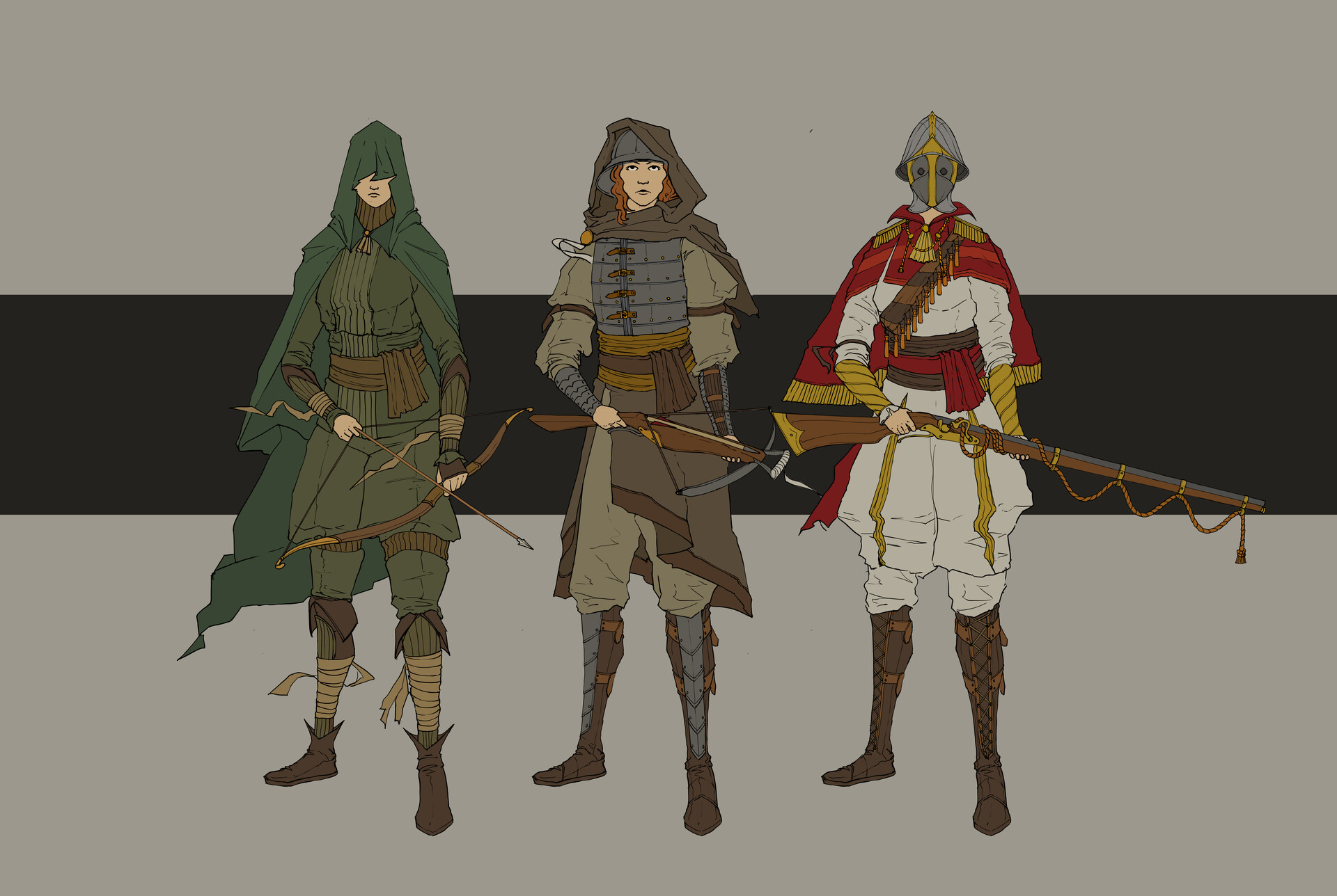 ArtStation - RPG Class and Character Variation, Michael Gaddi