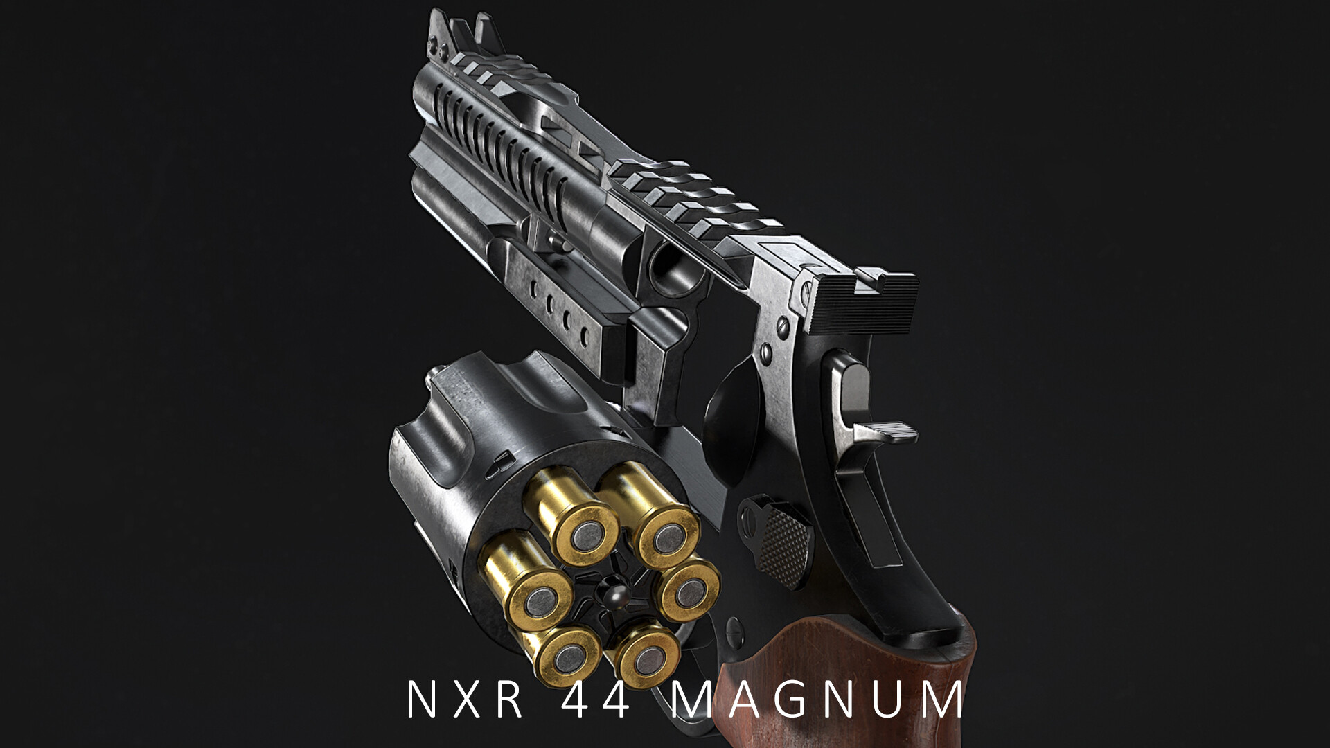 ArtStation - NXR 44 Magnum revolver