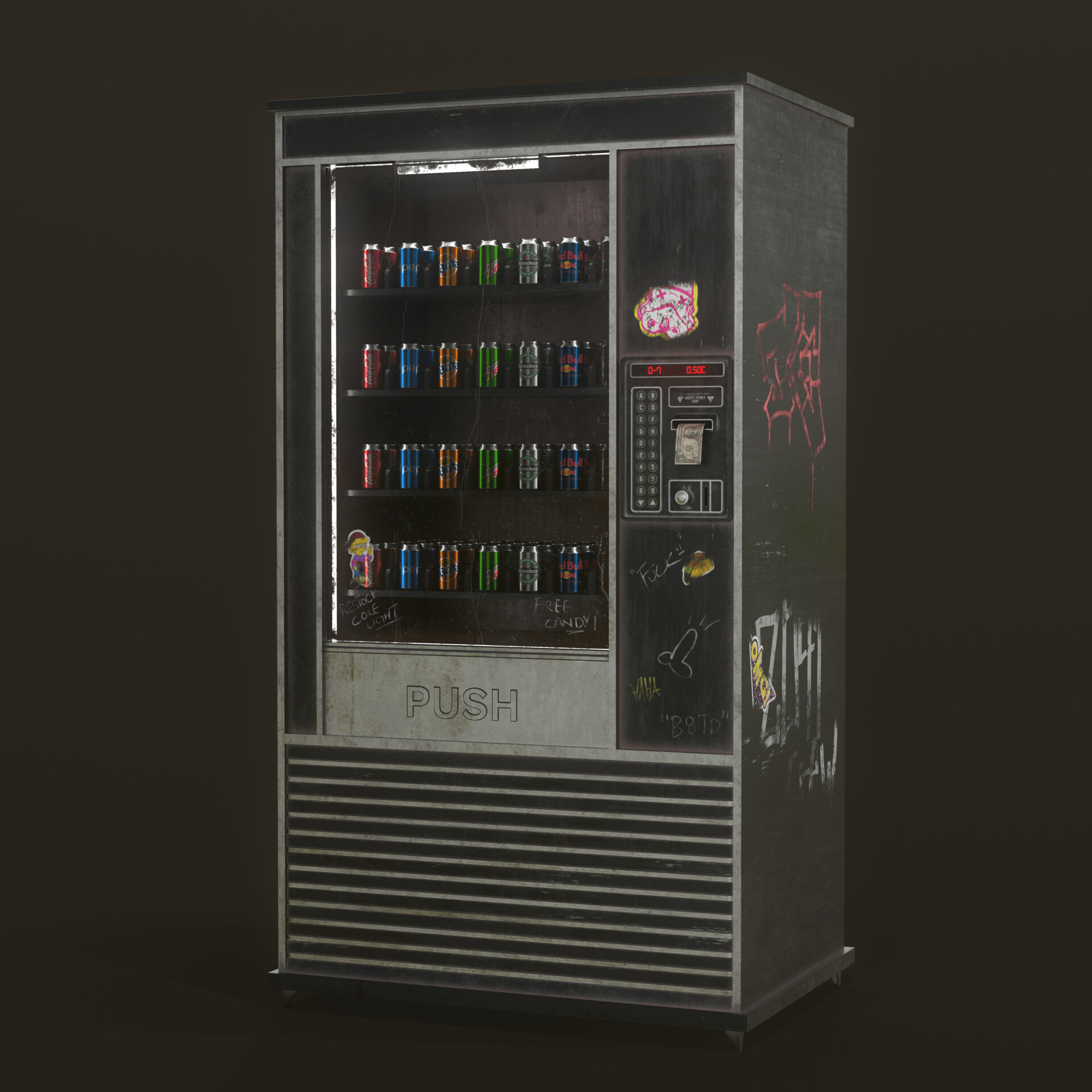 ArtStation - Vending Machine, Maaz Saleem