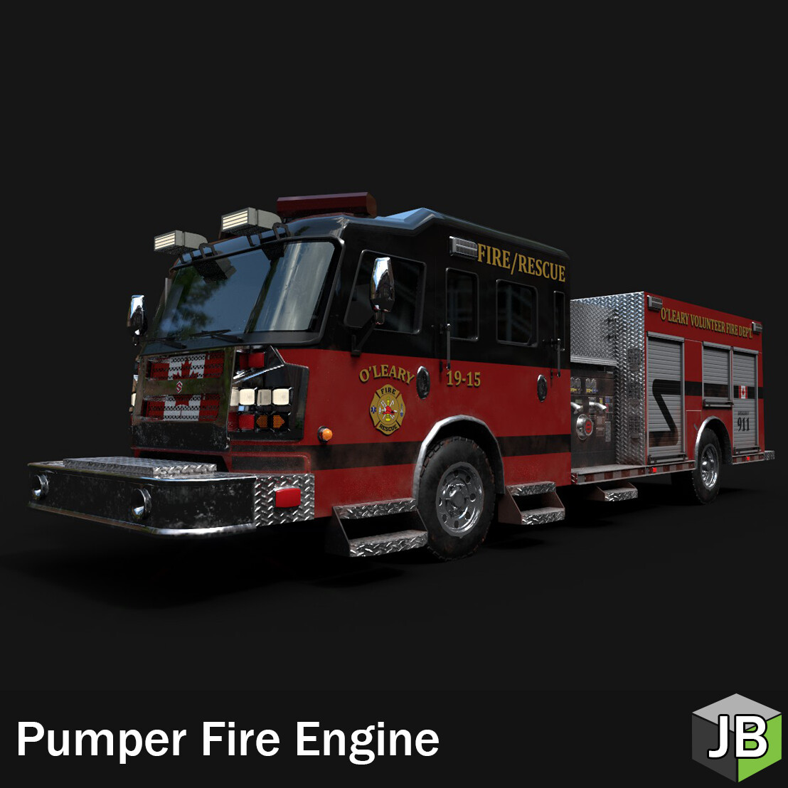 ArtStation - Pumper Fire Engine