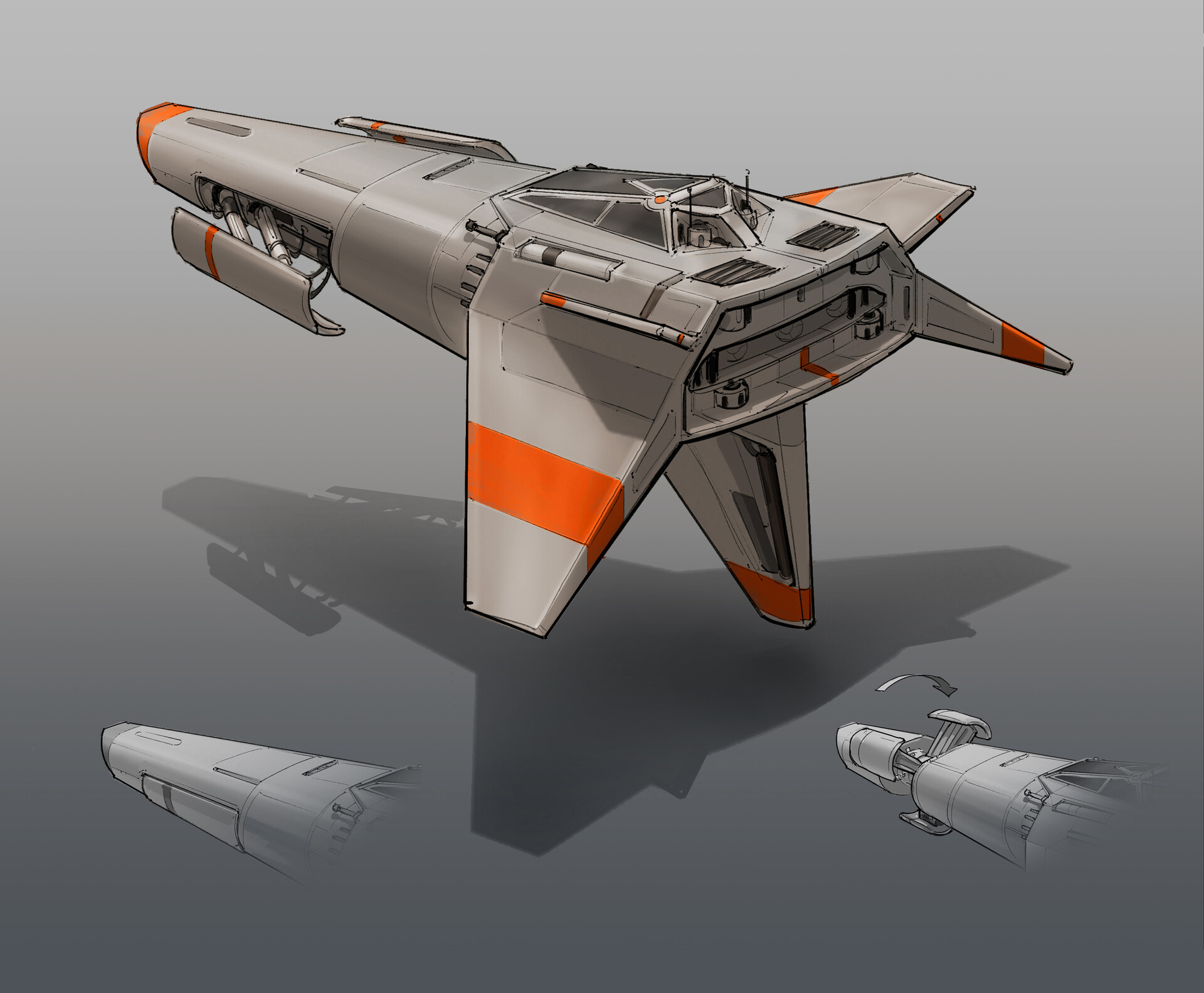 ArtStation - Starfighter Designs