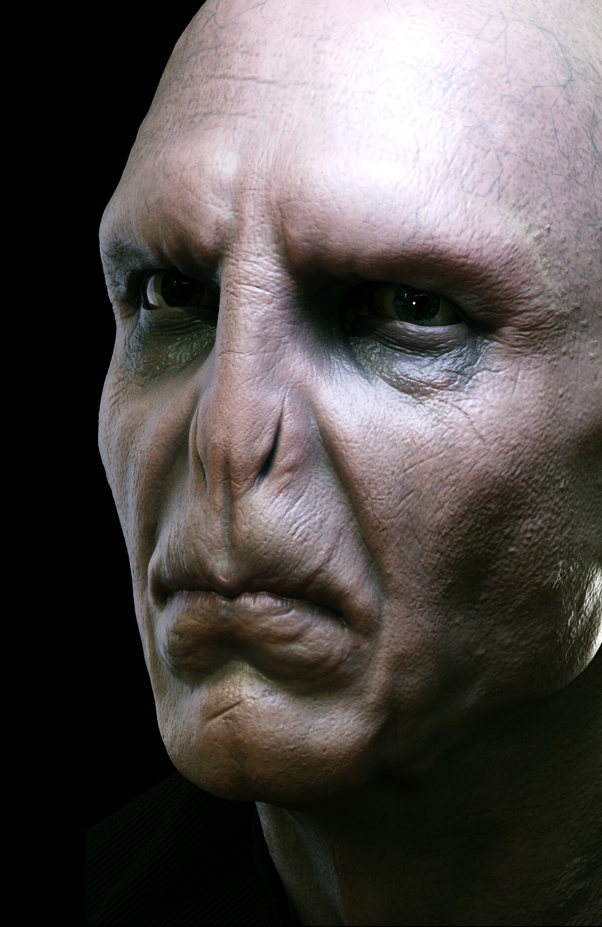 ArtStation - Lord Voldemort Fan Sculpt
