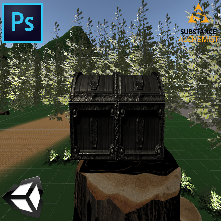 ArtStation - Treasure Chest Texture and Level Model
