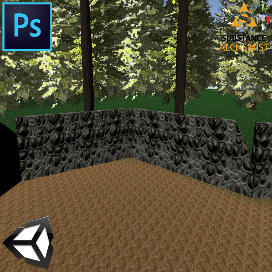 ArtStation - Stone Floor and Wall and Level Model