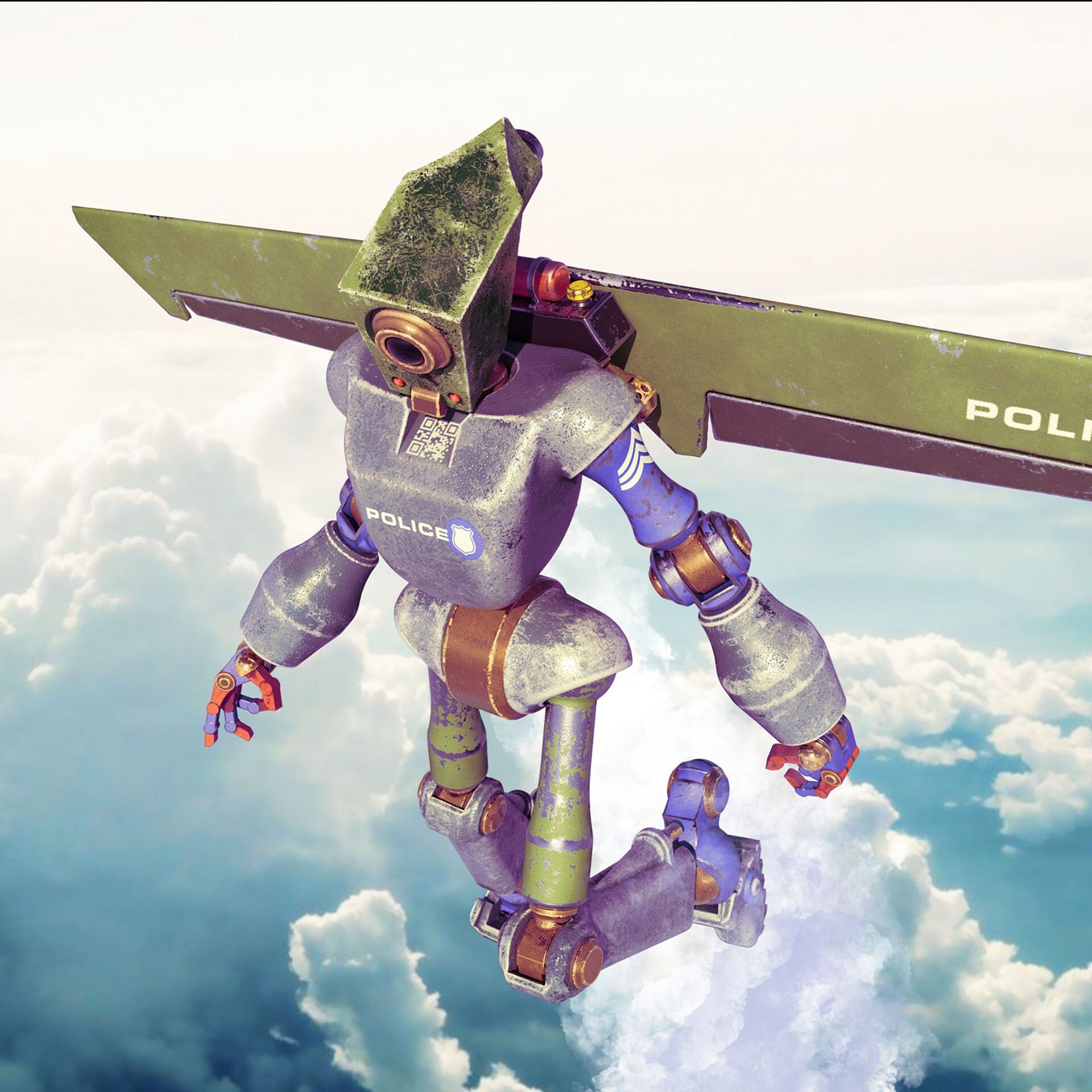 ArtStation - Flying RoboPolice