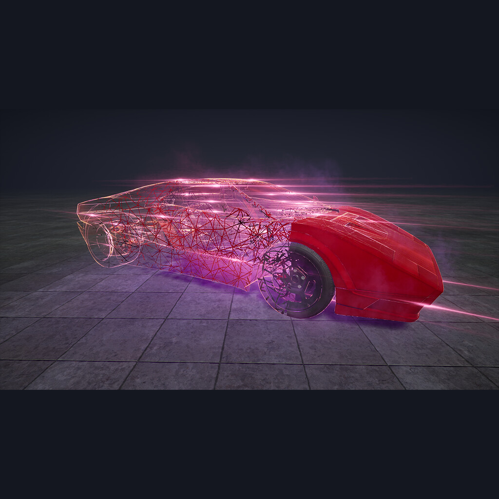 ArtStation - Scifi Car Build Up/Appear VFX