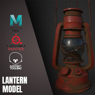 ArtStation - 3D Textured Model Of Lantern