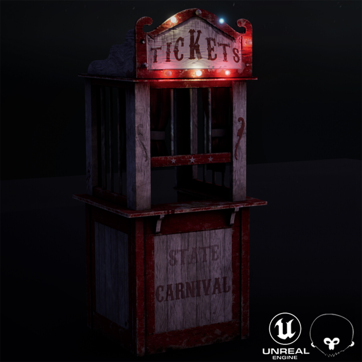 ArtStation - Horror Game Ticket Booth