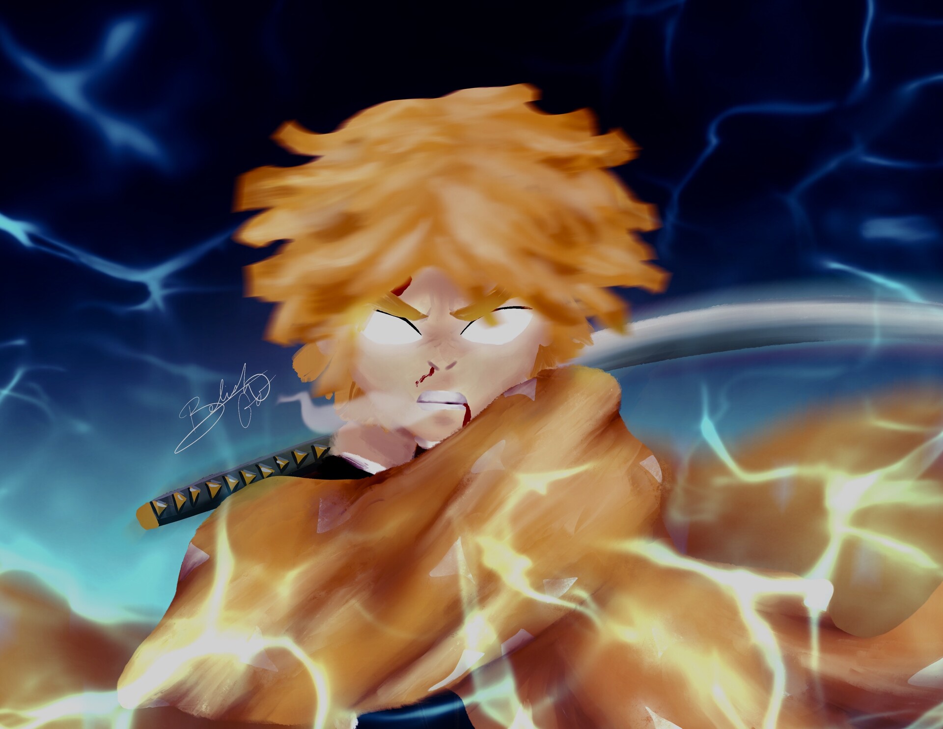 ArtStation - Zenitsu Fanart