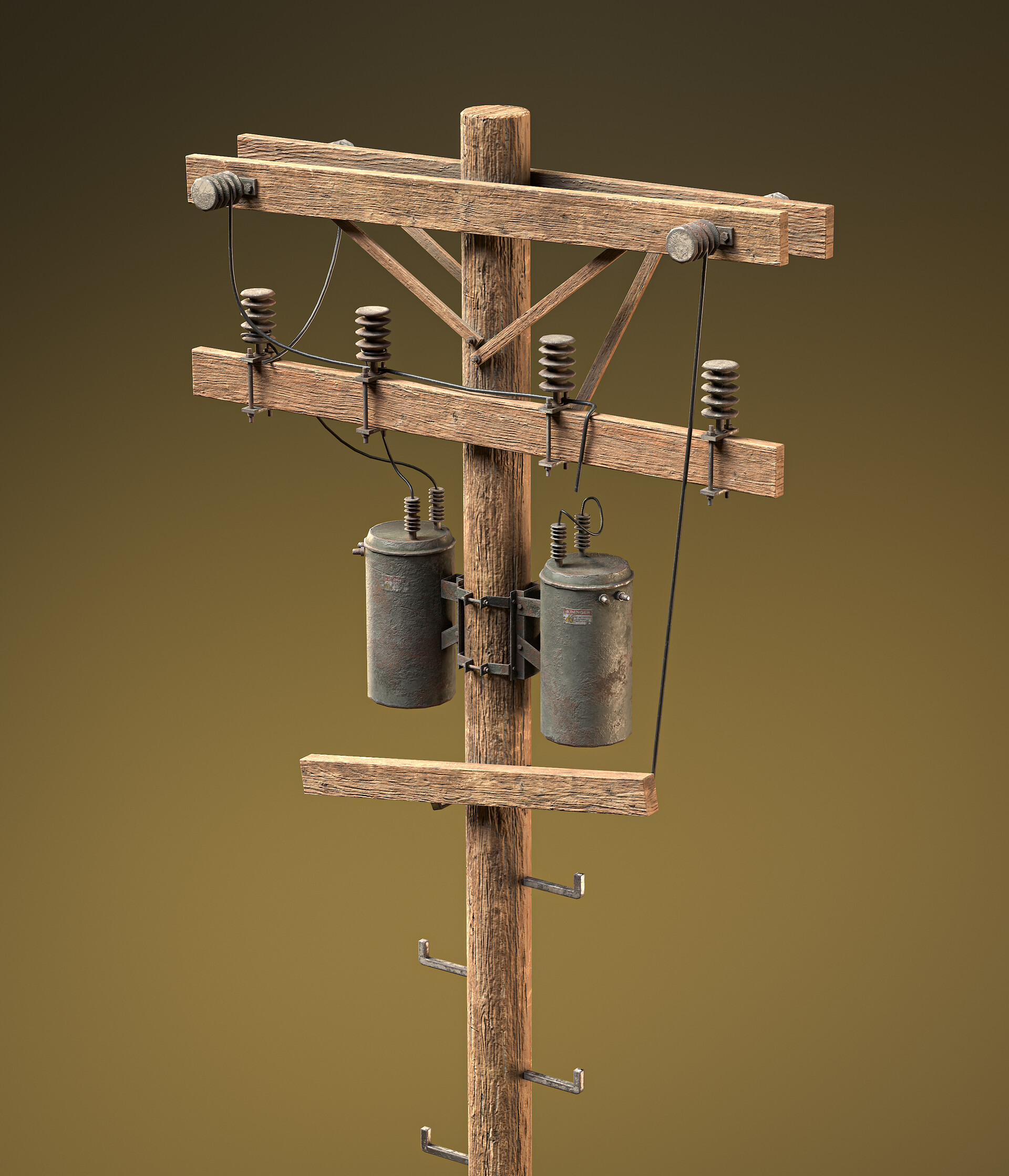 ArtStation - Utility Pole