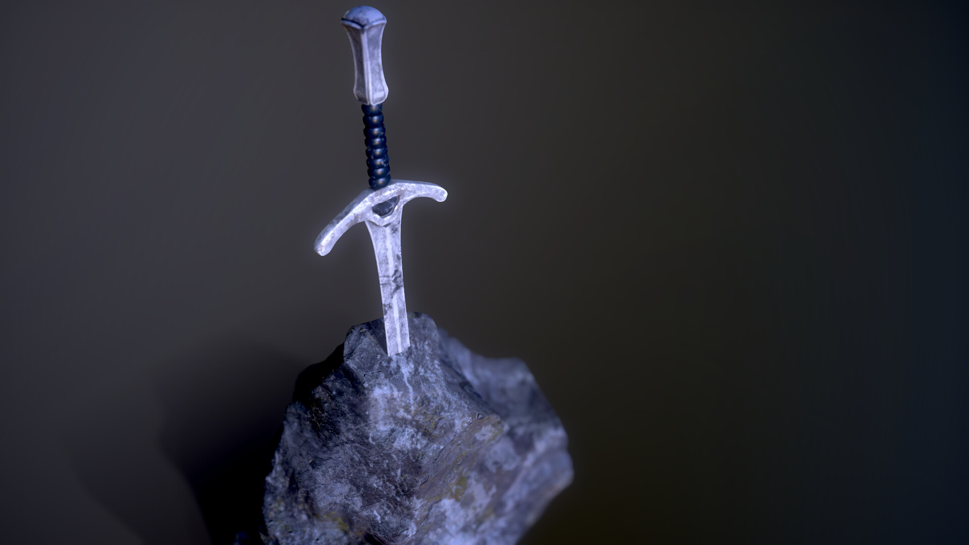 ArtStation - Epée dans un rocher