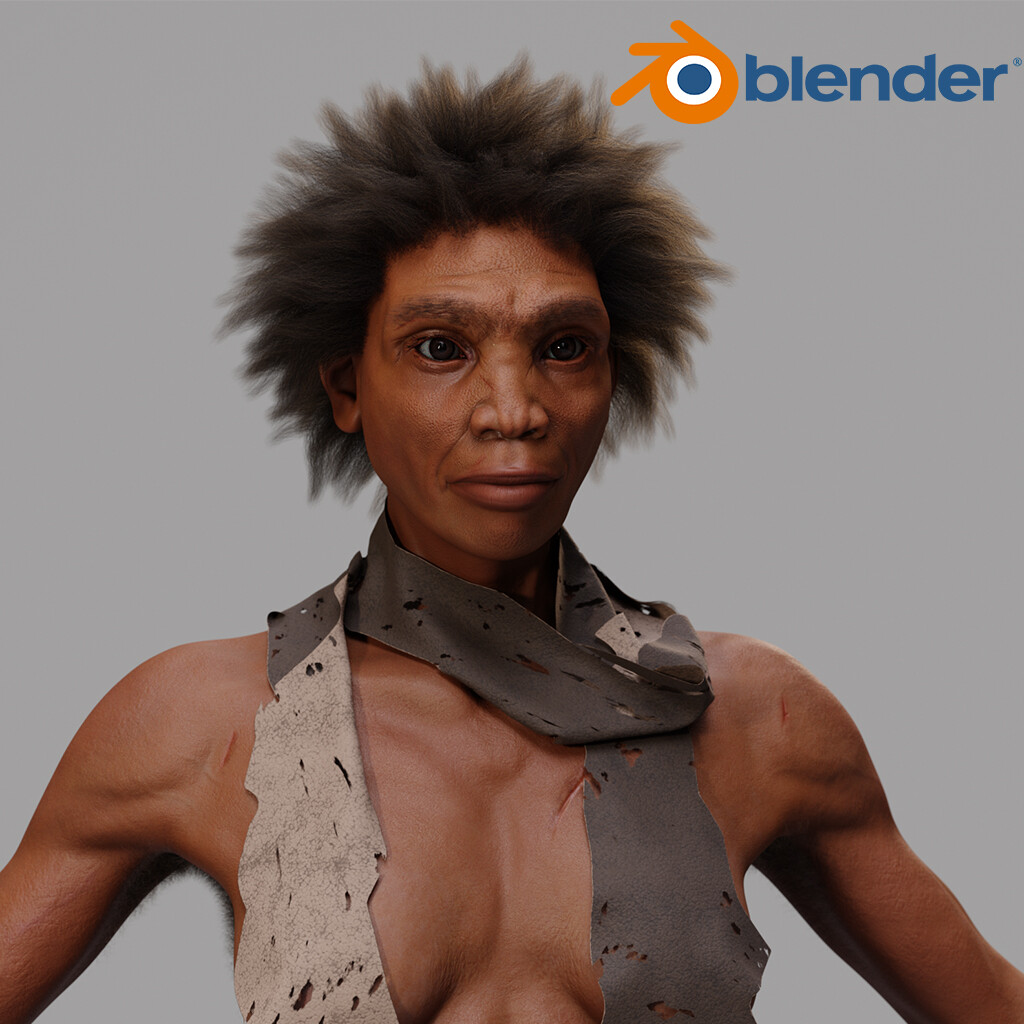 ArtStation - Homo Erectus WIP