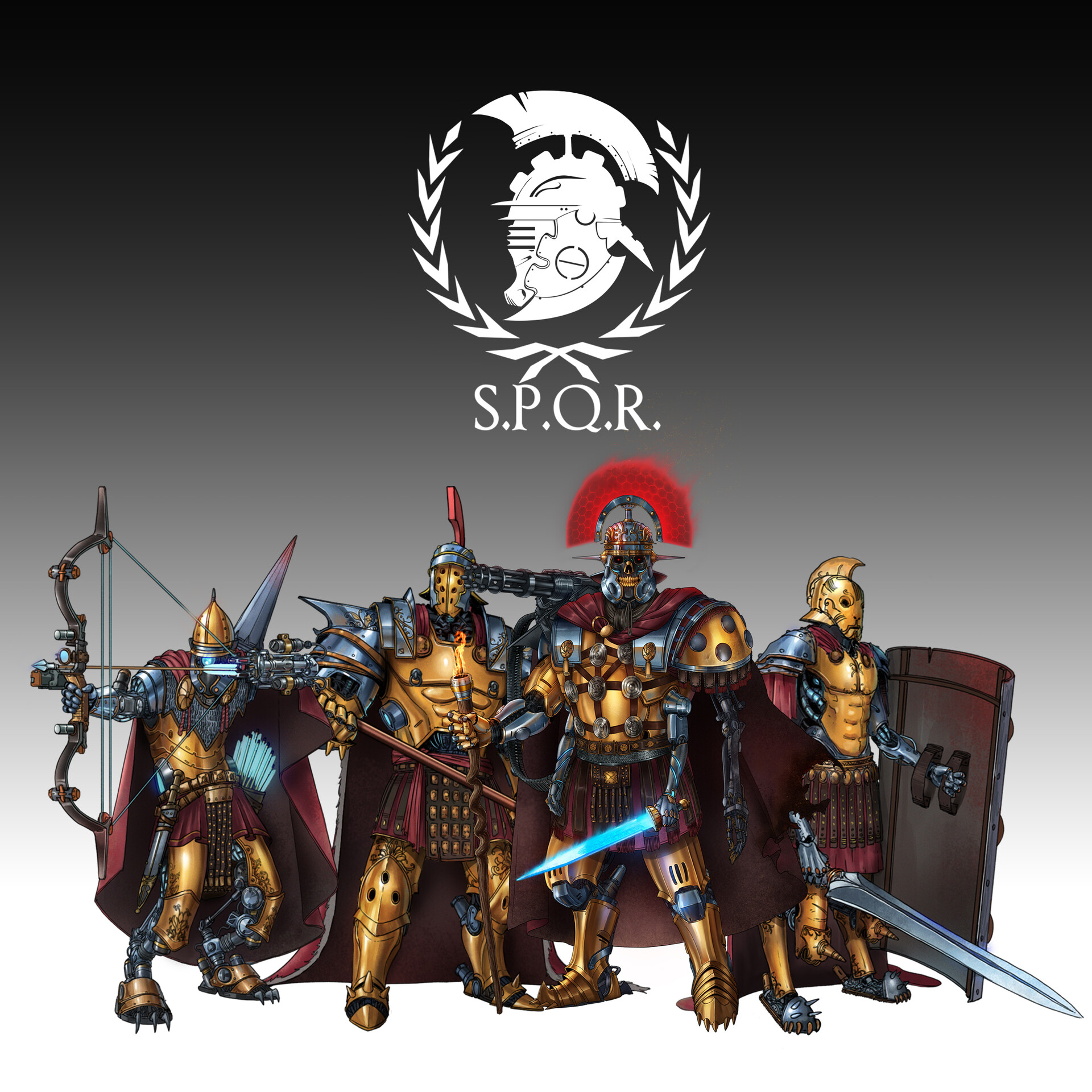 ArtStation - Roman Mecha Warriors