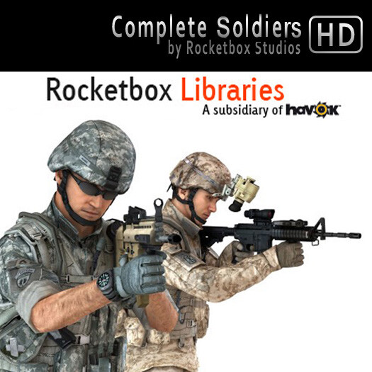 ArtStation - Complete Soldiers - Rocketbox Studios
