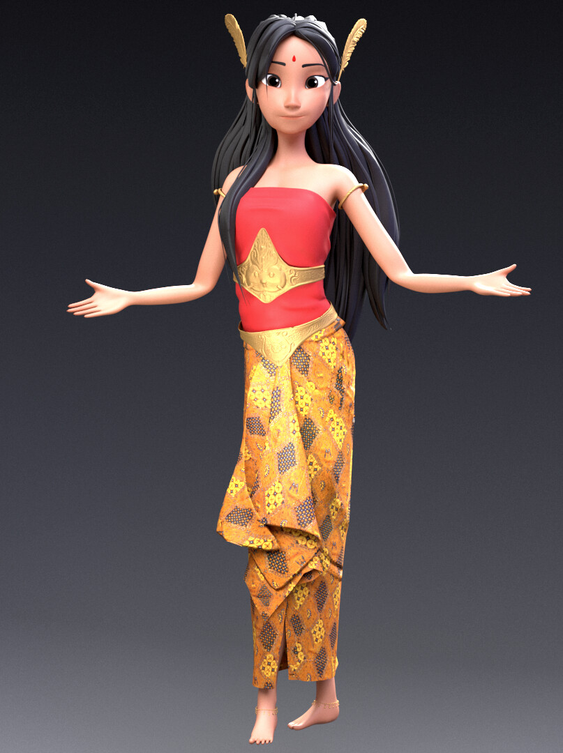 ArtStation - Princess Mount Ledang