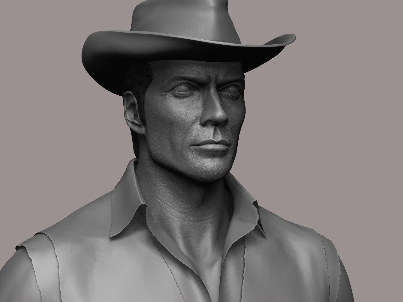 ArtStation - Cowboy WIP