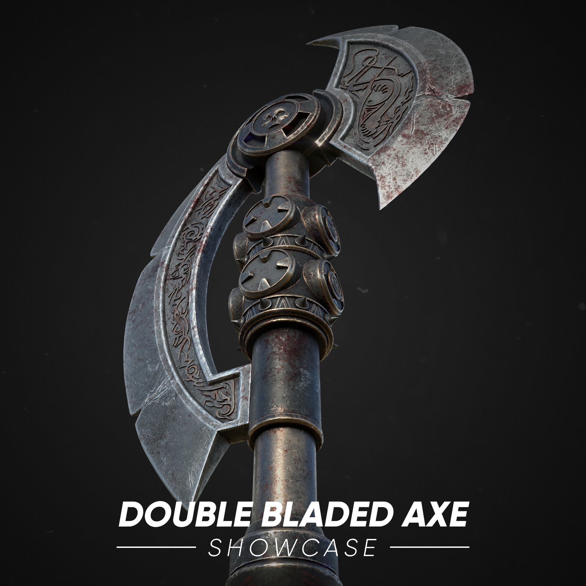 ArtStation - AXE-DOUBLE BLADE