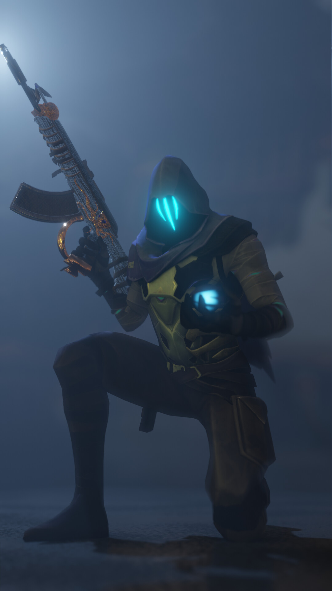 ArtStation - Buckaneer Vandal Skin + Omen pose render | VALORANT