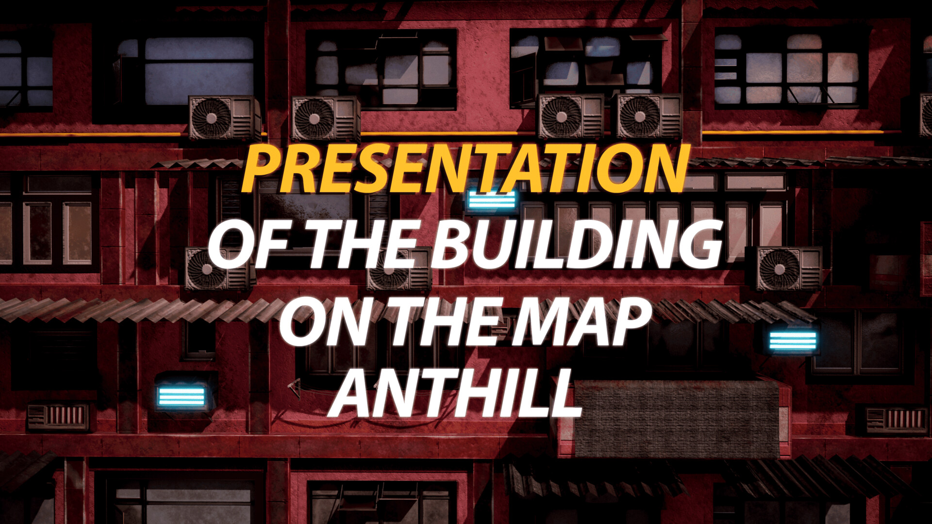 ArtStation - Presentation of the building on the map "Anthill"