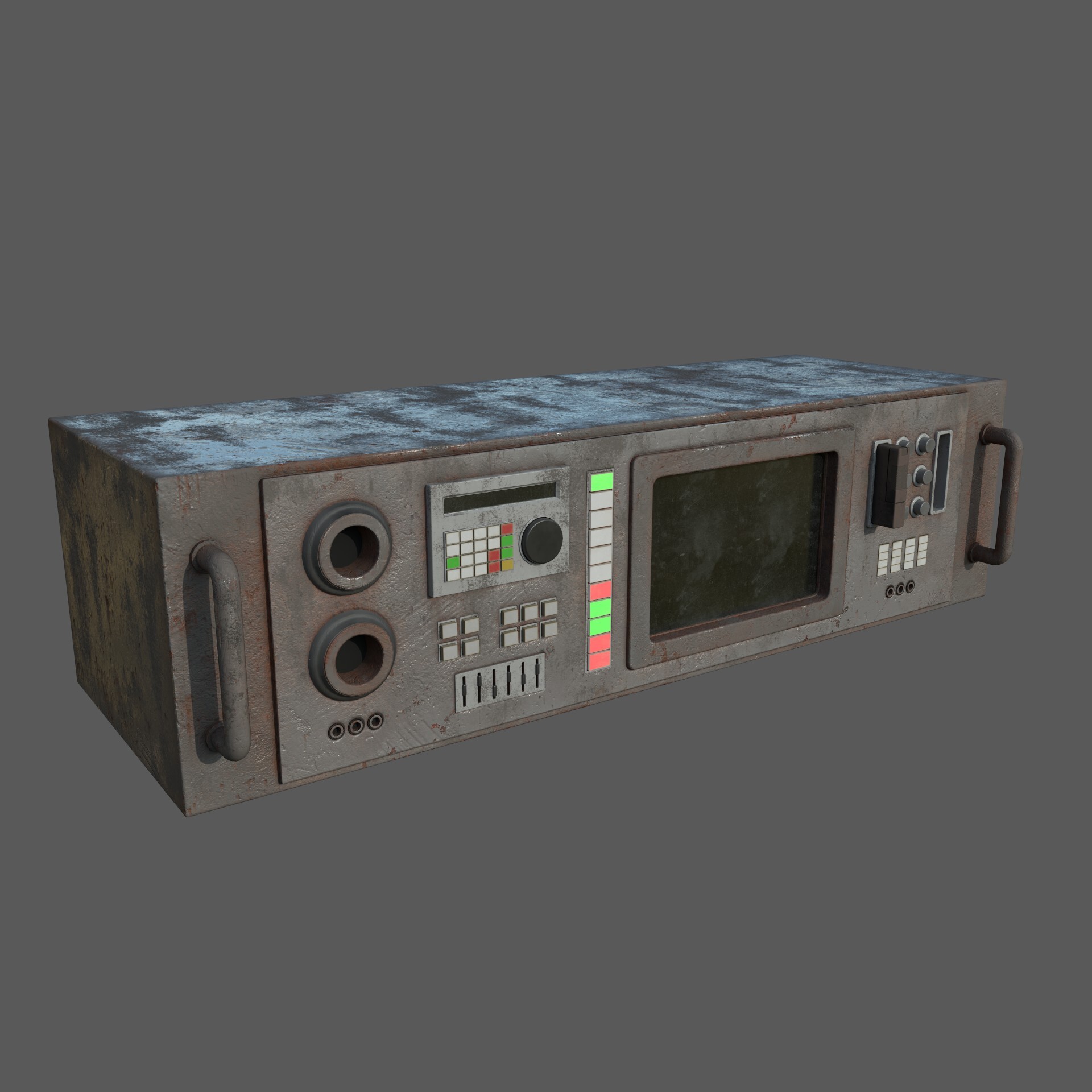 ArtStation - Retro Sci-fi Server/Computer Rack modules