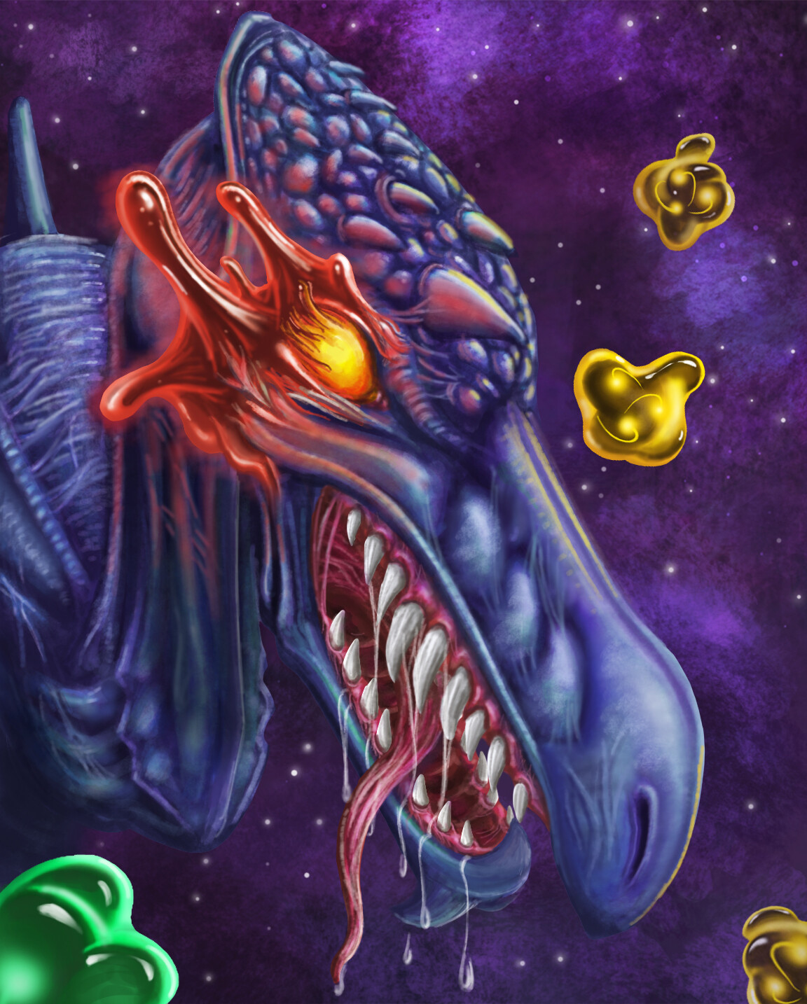 ArtStation - Metroid Fan Art: Neo-Ridley