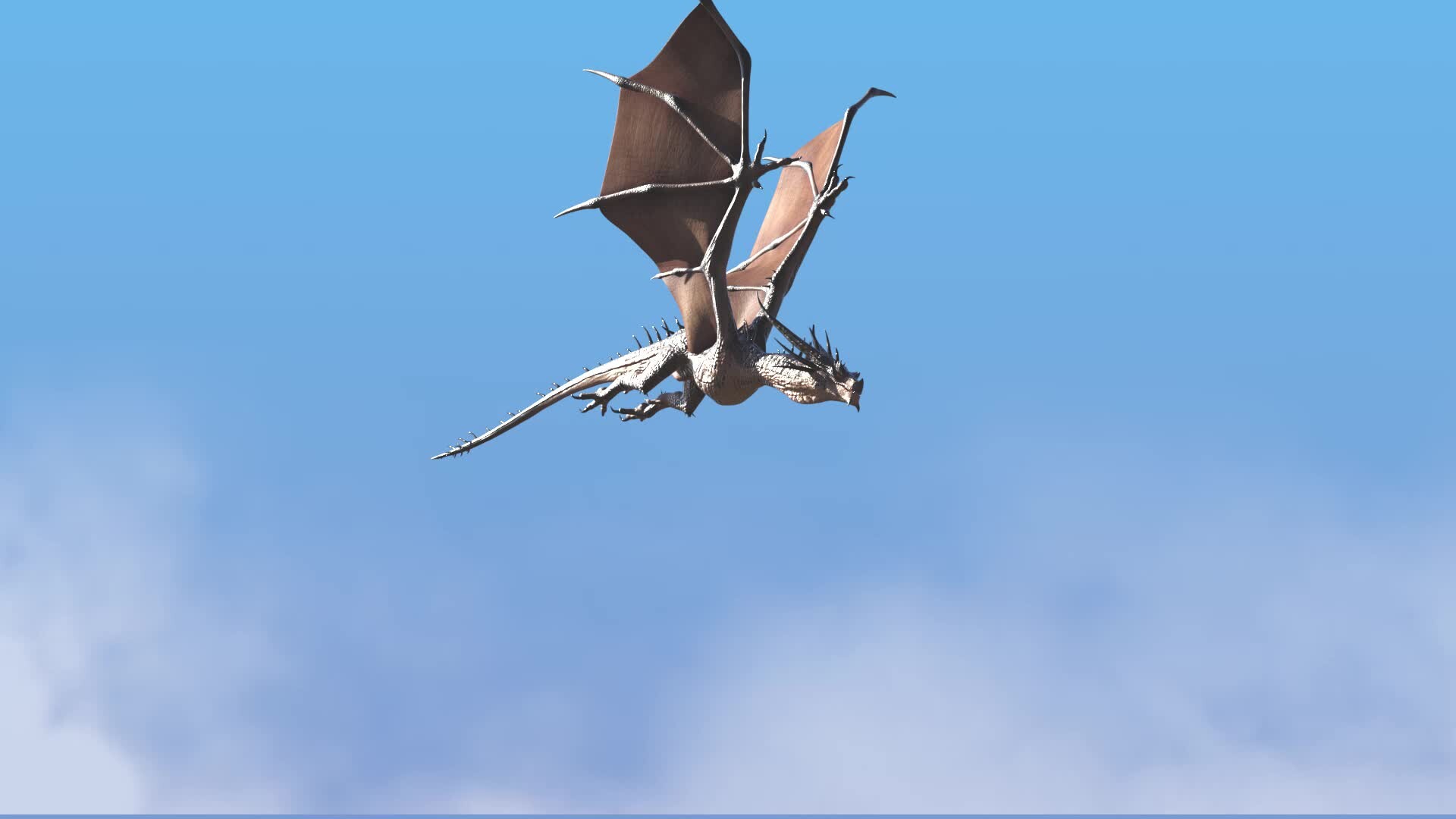 ArtStation - Dragon flight animation