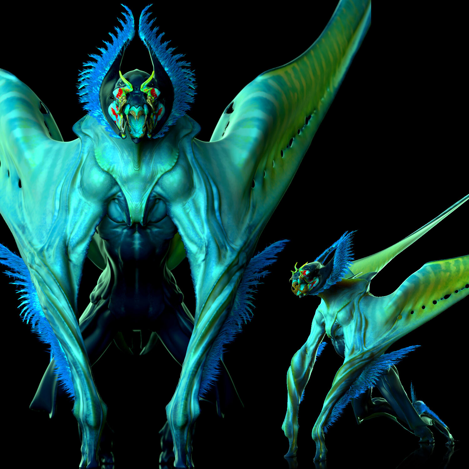 ArtStation - Flying Creature Concept