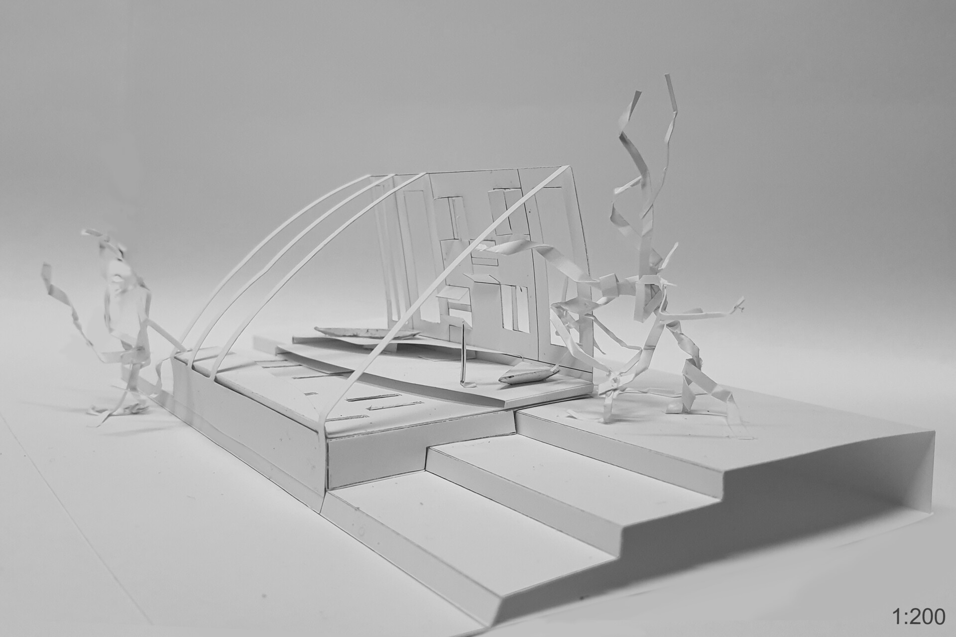 ArtStation - Paper Models: Outdoor Pavillion