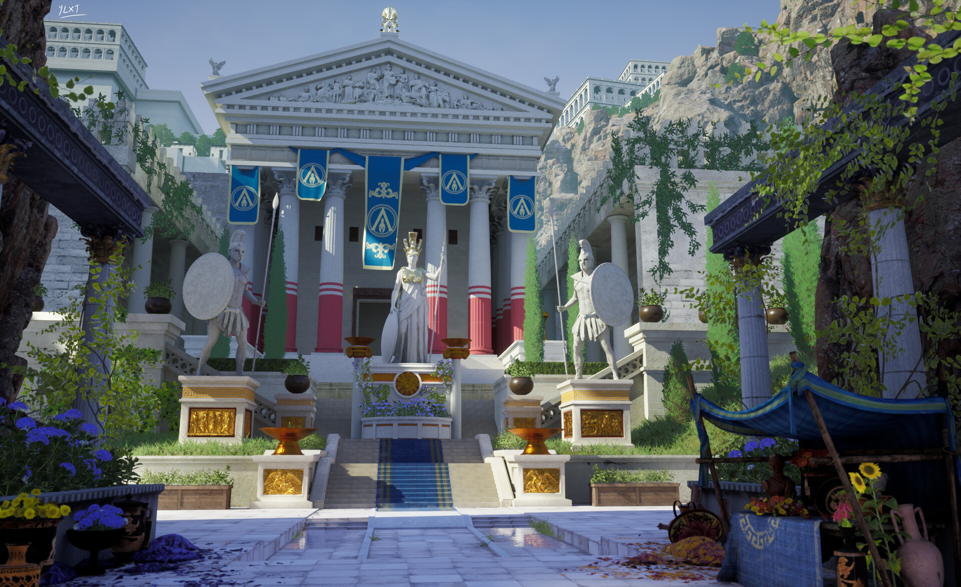 ArtStation - Greek Temple
