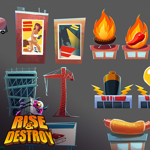ArtStation - Rise & Destroy - Building Designs