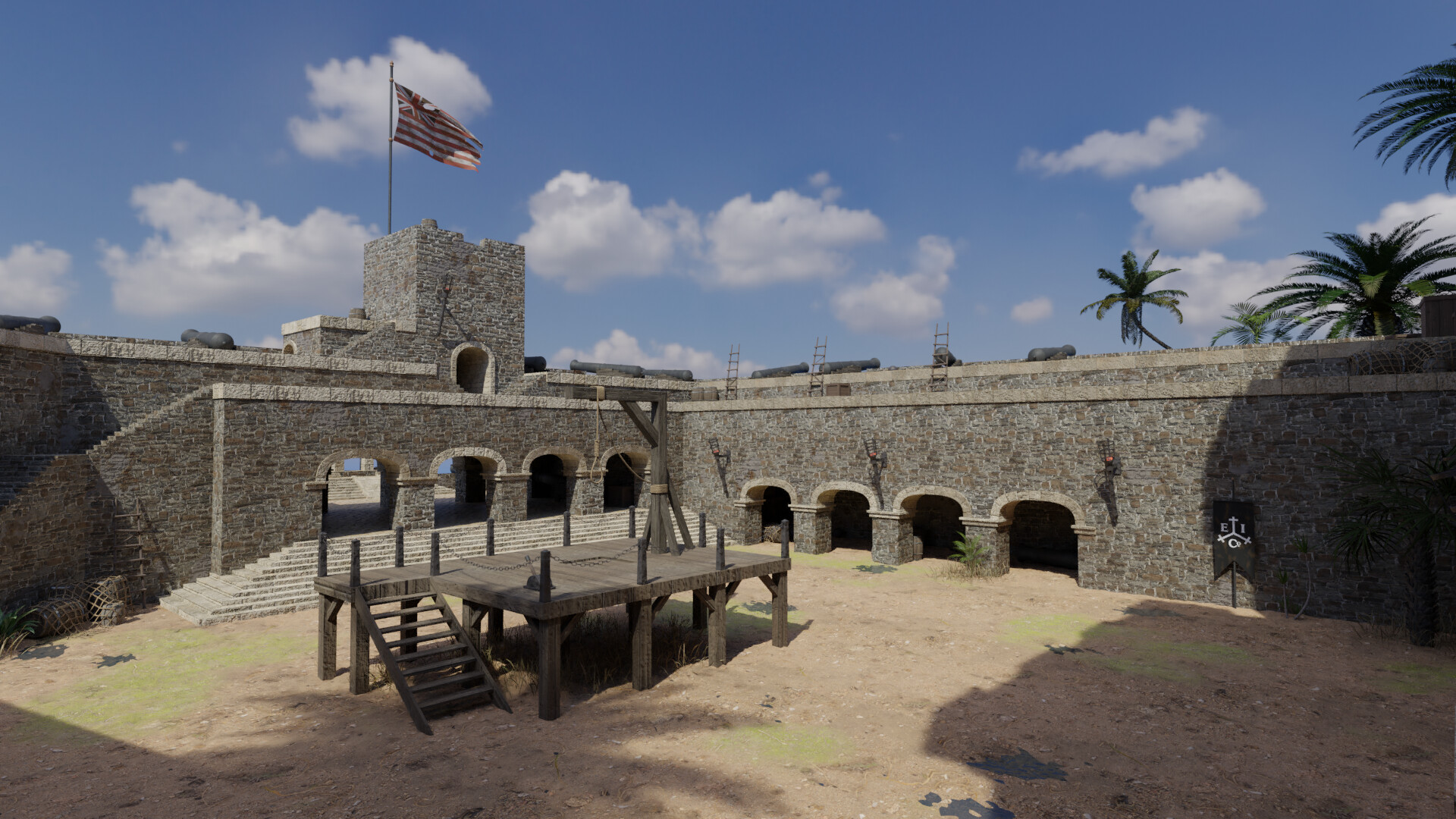 ArtStation - Pirates of the Caribbean - Fort Charles