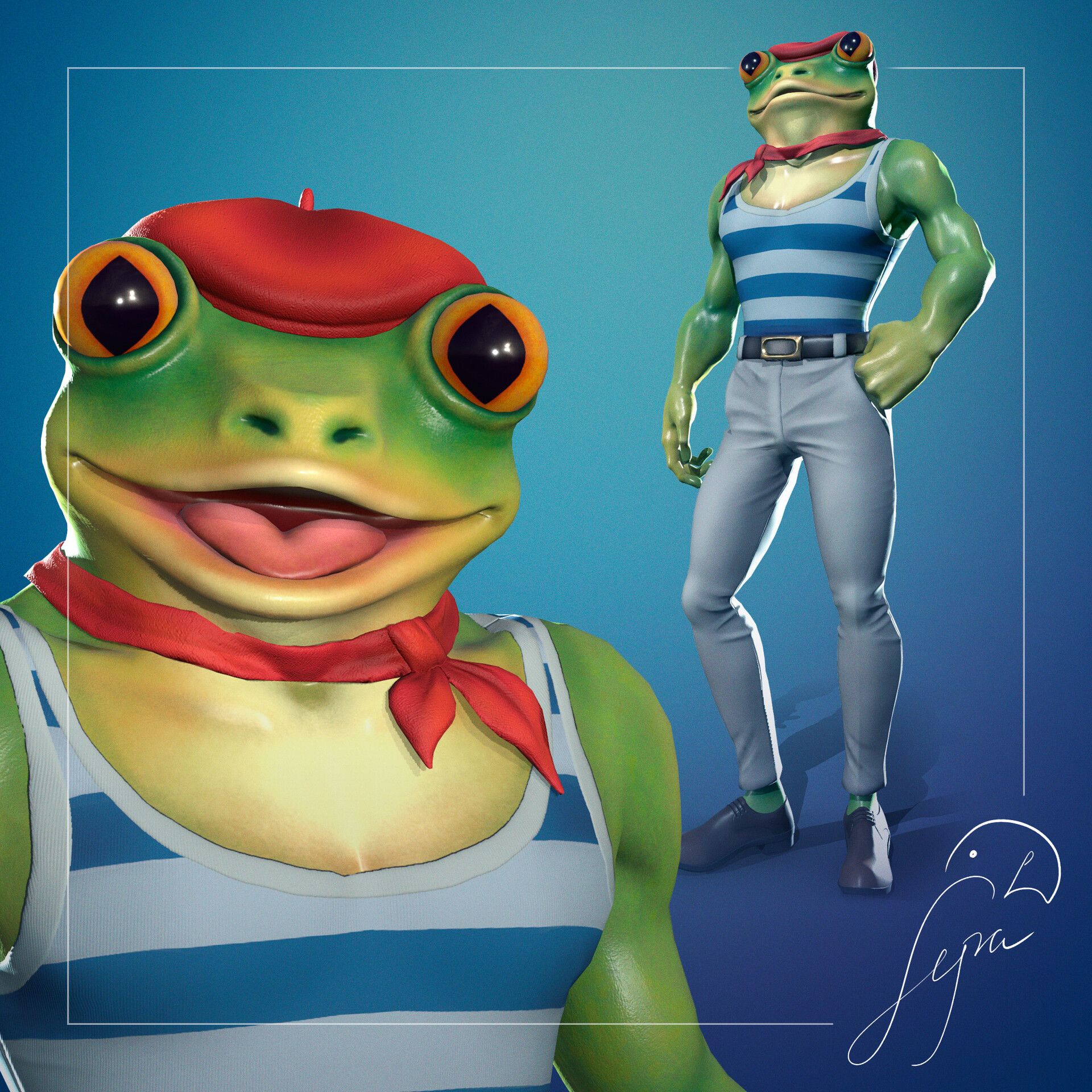 ArtStation - Frog