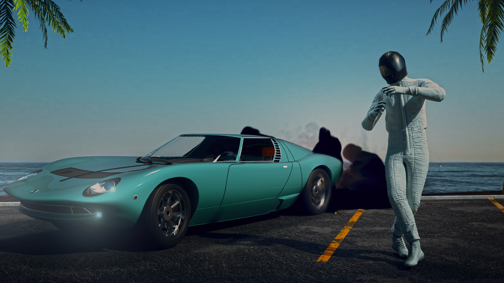 ArtStation - Burnout l Cruis'n USA