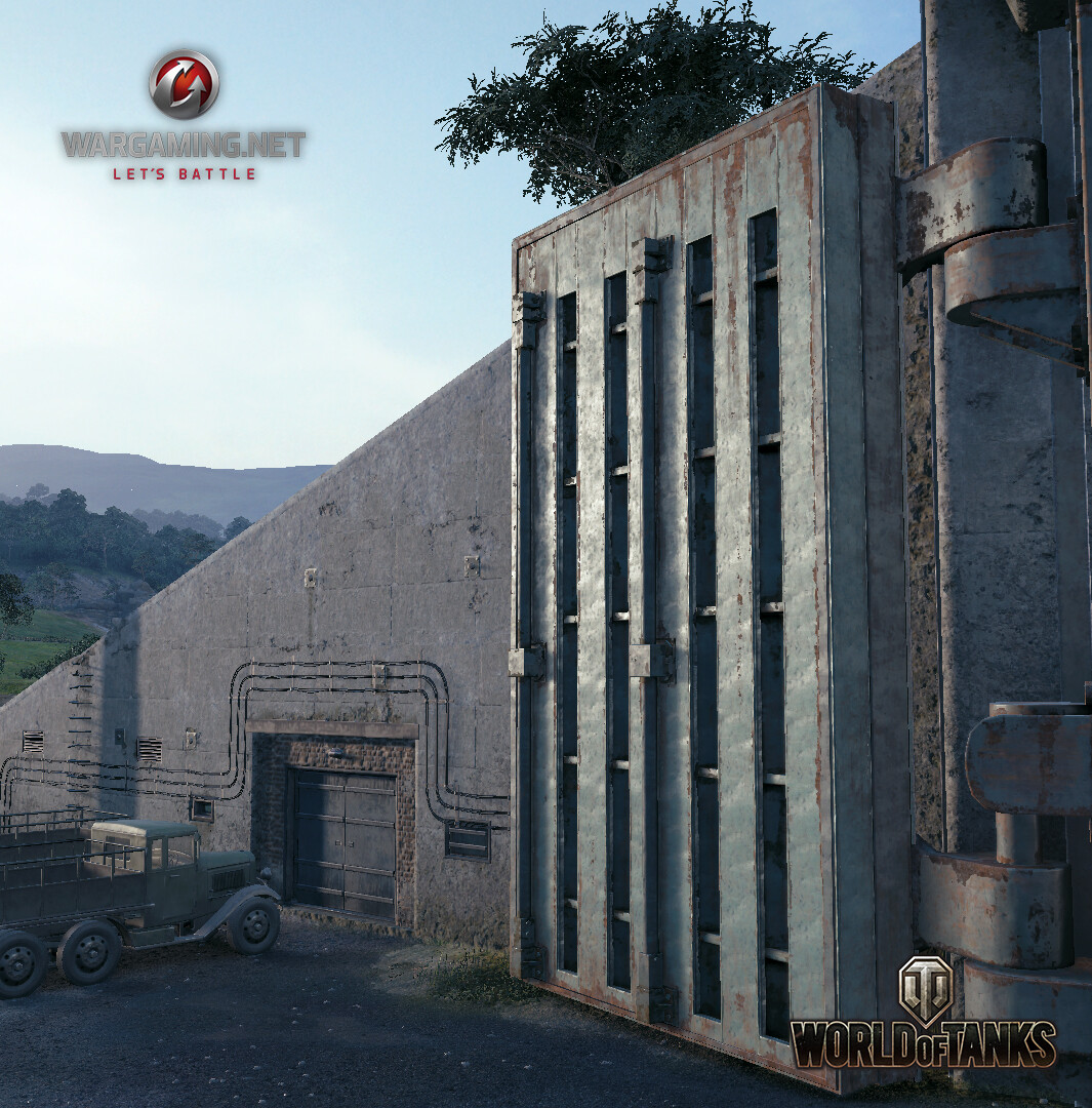 ArtStation - Bunker Gate for WOT PC