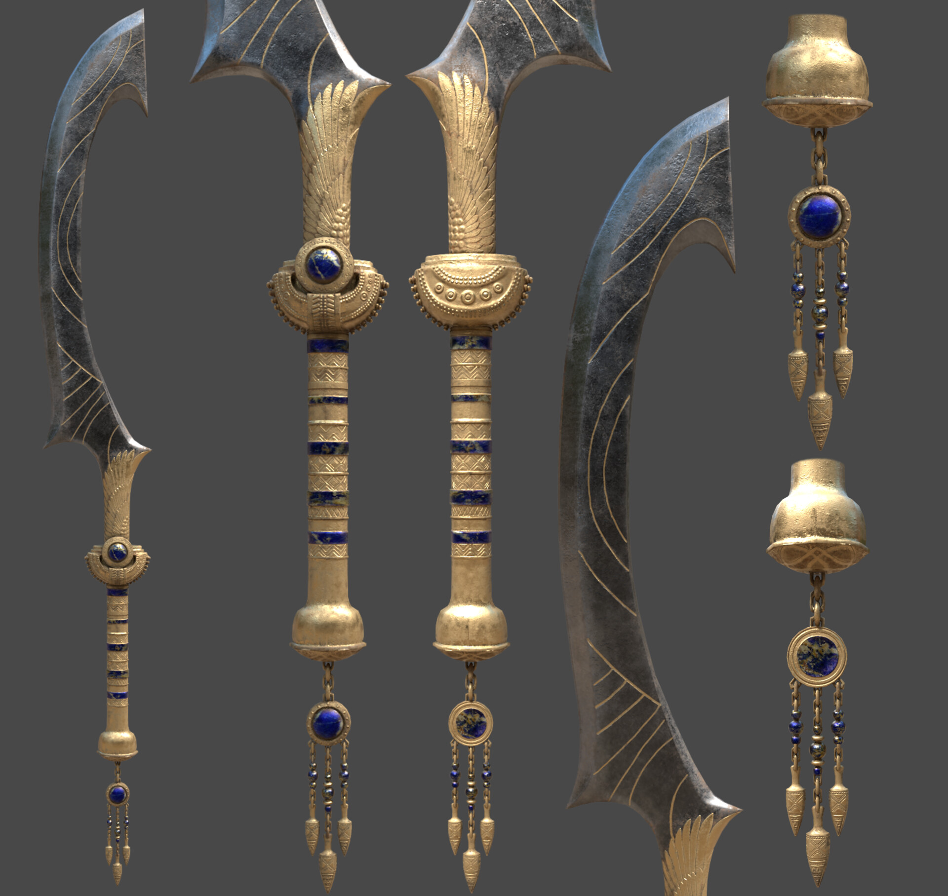 ArtStation - Ancient Ceremonial Khopesh