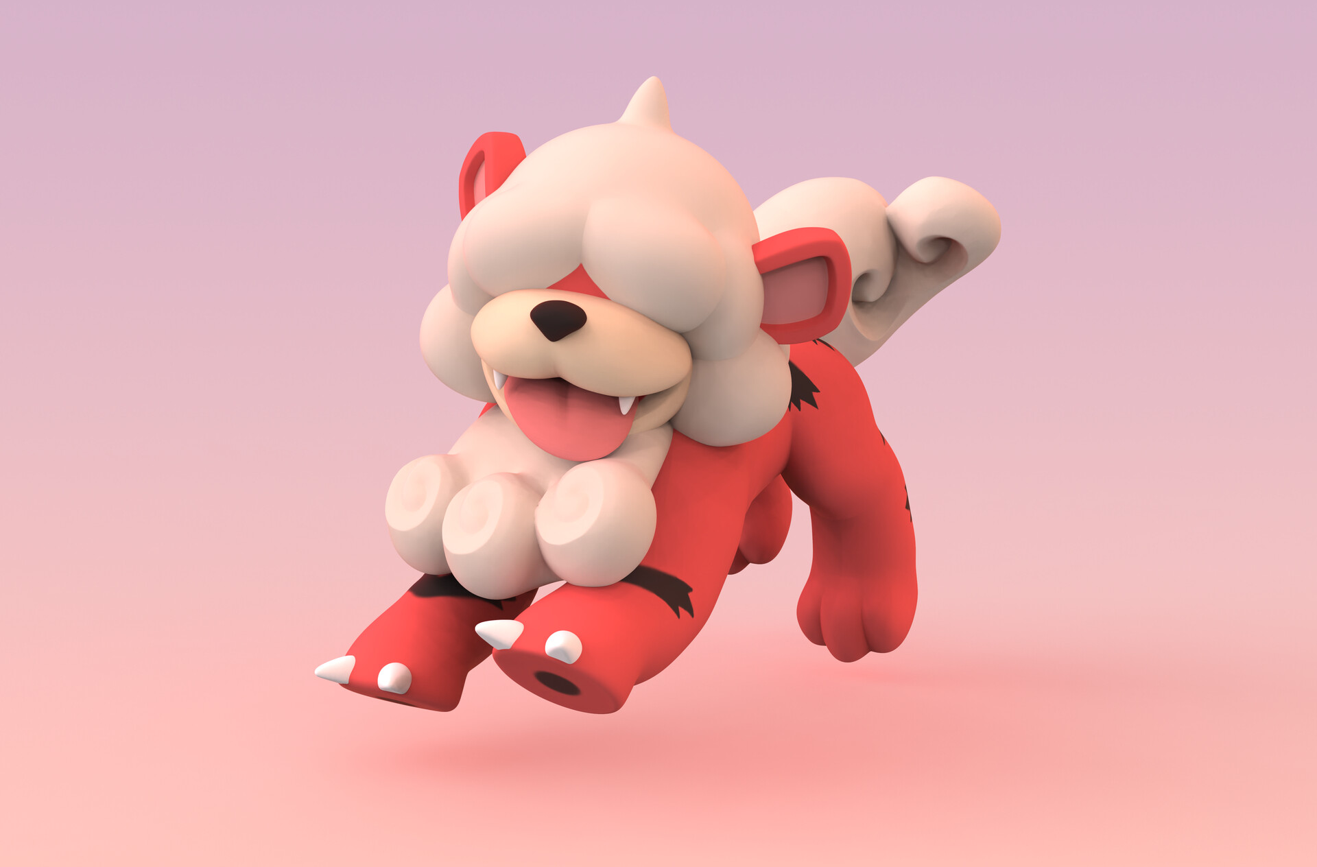 ArtStation - Hisuian Growlithe