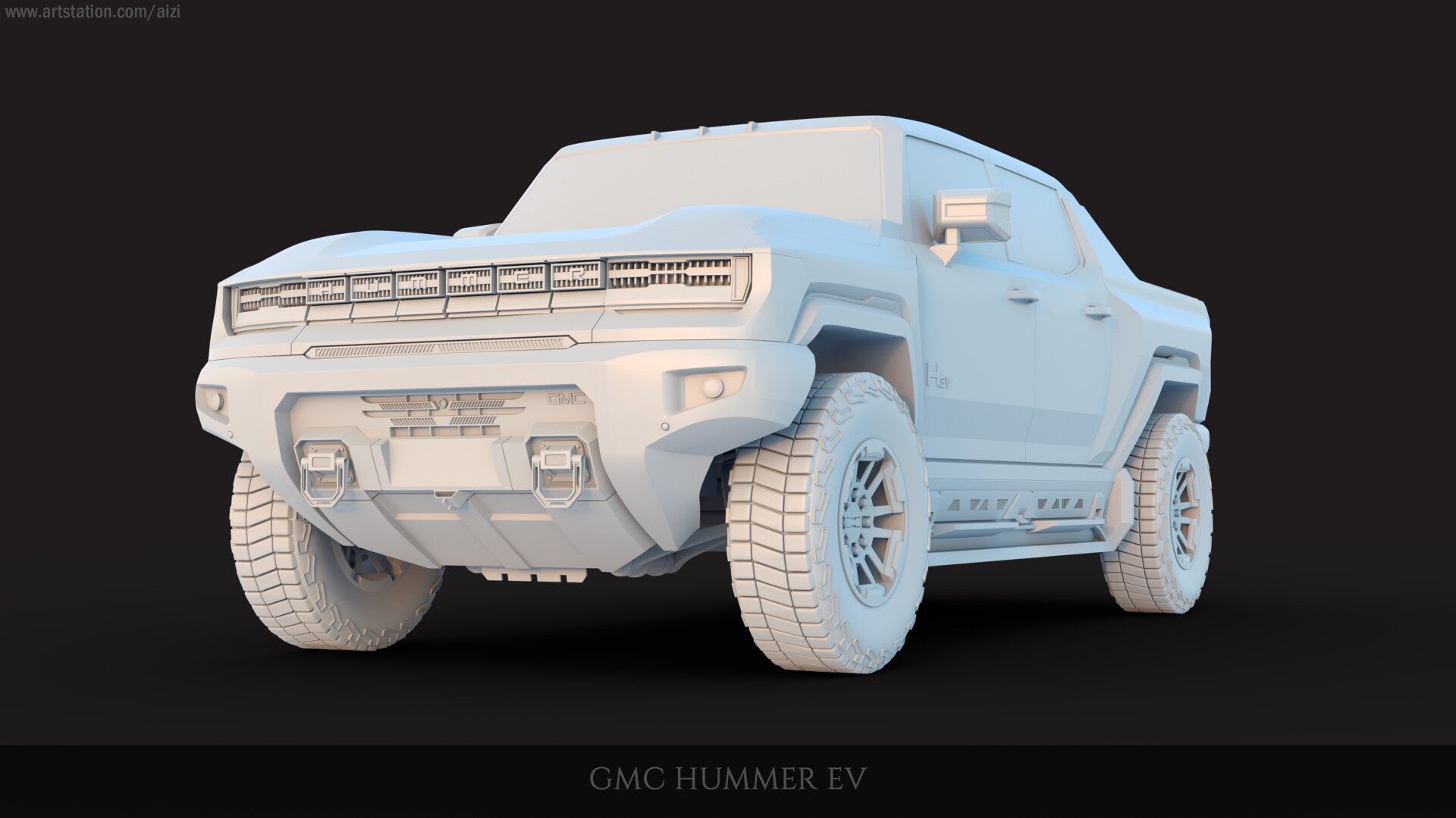 ArtStation - GMC HUMMER EV