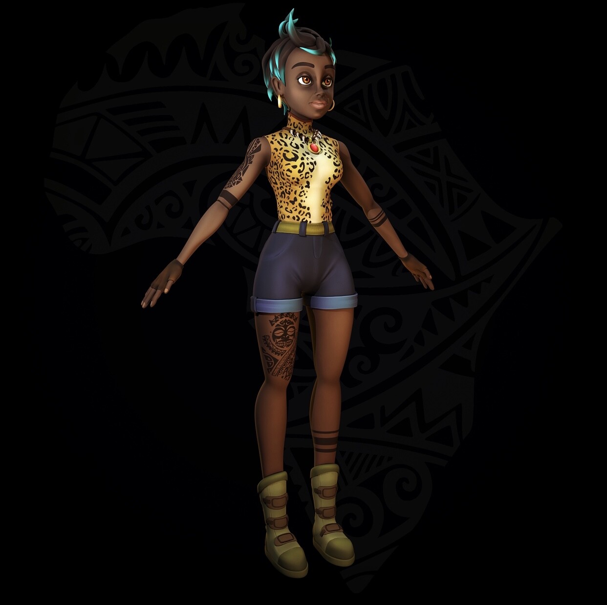 ArtStation - Amazon girl