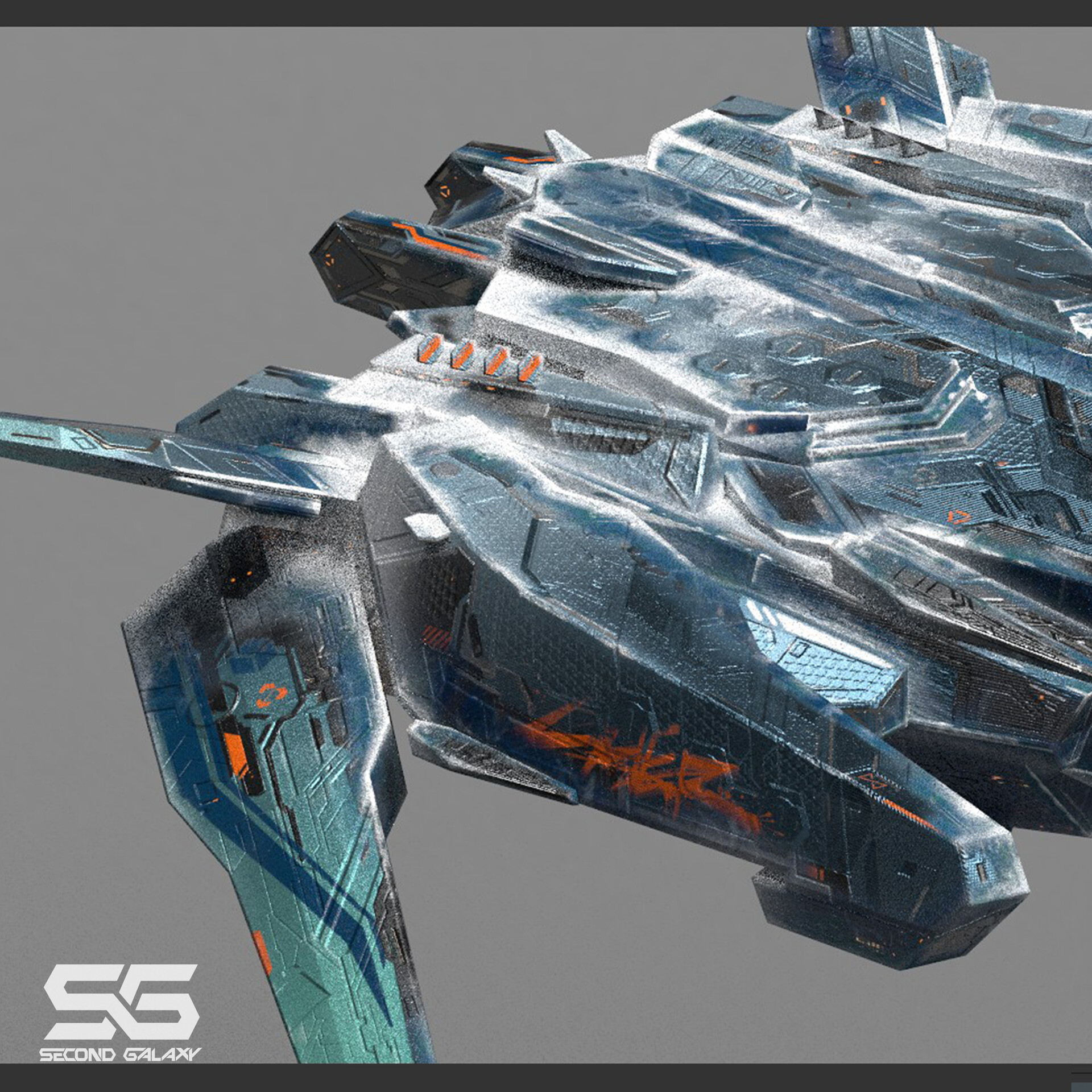 ArtStation - 《Second Galaxy》 spacecraft Texture design