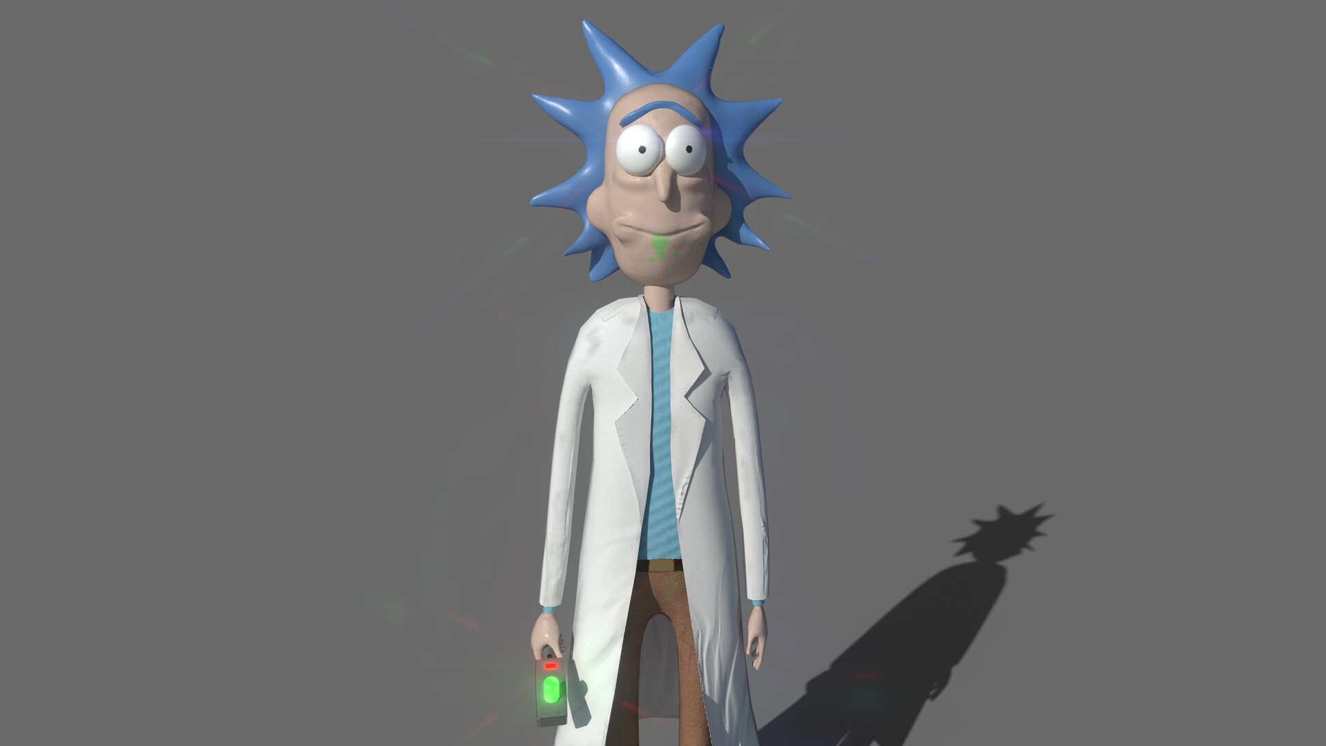 ArtStation - Rick Sanchez from Rick and Morty Game Ready 3D Model