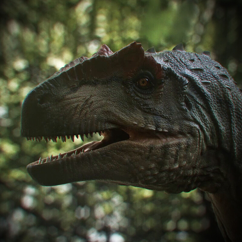 ArtStation - Allosaurus animation